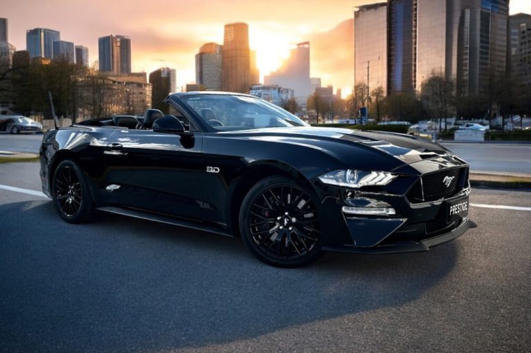 Ford Mustang Convertible Car Hire Griffin | Prestige Rentals